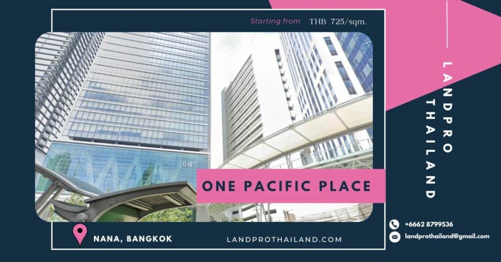 Office Spaces in Lake Rajada Office Complex at Asoke - LandPro Thailand